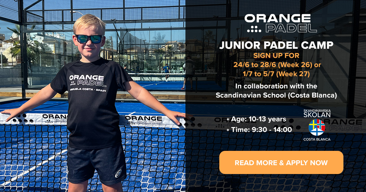 Junior Padel Camp 2024 at Orange Padel, Orihuela Costa
